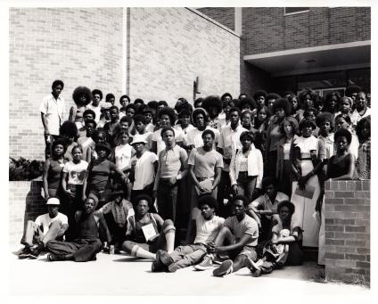 HT students on campus, 1973