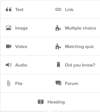 All of the above can be created as a box in your story.