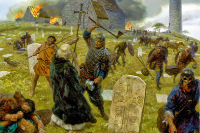 793-795CE - Norwegian Vikings attacked the monasteries of Jarrow ...