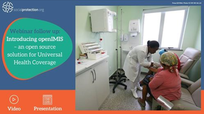 Webinar "Introducing openIMIS – an open source solution for Universal ...