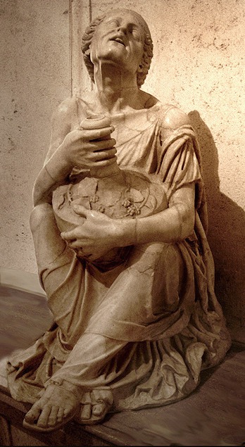 LA VECCHIA UBRIACA , 300-280 A.C, AUTORE SCONOSCIUTO