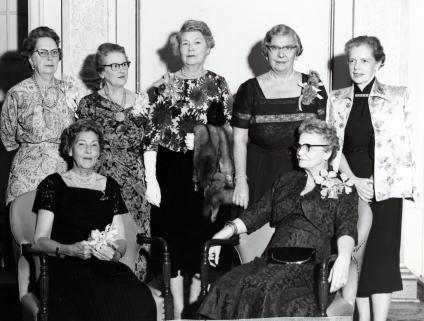 Back row, left to right: Margaret Gilliam, Anna Boller Beach, Mary ...