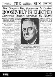 1932 Franklin D. Roosevelt Elected President