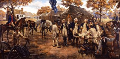 Washington's Camp Outside of Yorktown