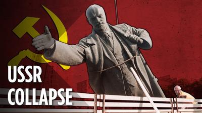 The collapse of the Soviet Union December 1991