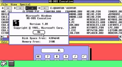 1985 – Windows 1.0