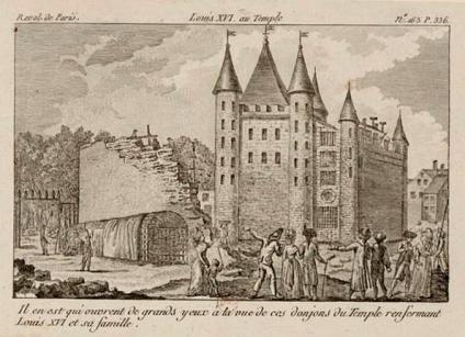 13 Aout 1792,La famille royale est enfermée dans la prison du temple a ...