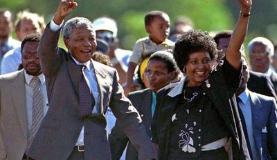 1990- Imprisoned Mandela