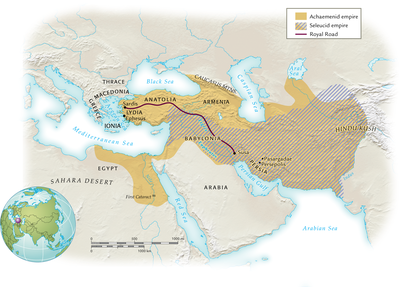 Over taken area and relative classical era map