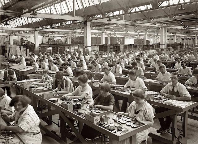 Factory Workers in the 1920s.