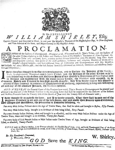 Massachusetts Governor (Shirley, William,1741-1757), “By His Excellency ...