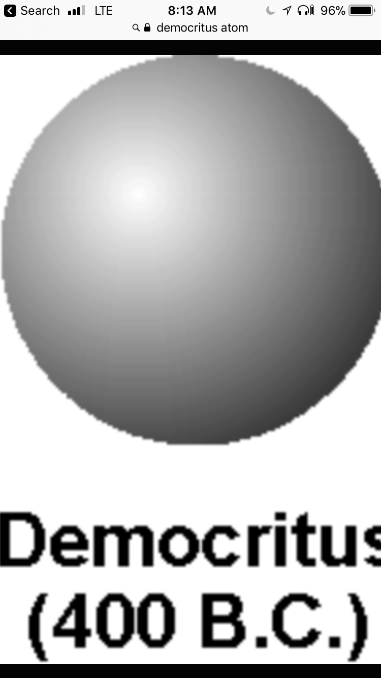 In 400 BC democritus figured out that all materials are made up of tiny ...