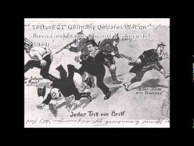 Germany declares war on Russia in August 1,1914