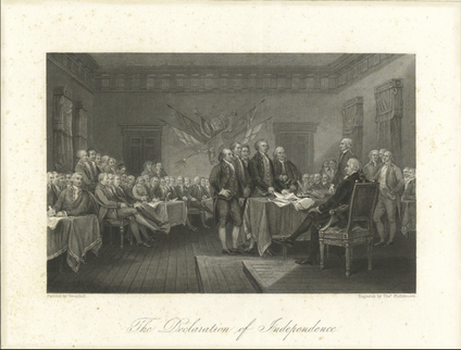 July 4, 1776 : Colonists gathered to write the Declaration of ...