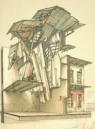 This is a drawing of an old building that is similar to what Gerta's ...