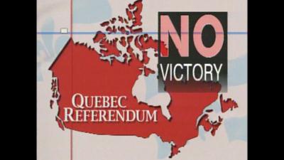 Oct 30 1995 → 49.4% yes, and 50.6% no