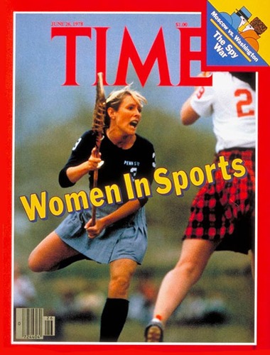 June 26, 1978 cover of TIME magazine showing a woman playing a sport.