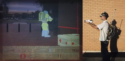 En el año 2000 , Bruce Thomas lanzó el primer juego de RA llamado ...