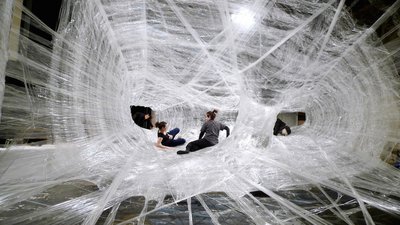 http://thednalife.com/giant-spider-web-art-installation-by-art ...