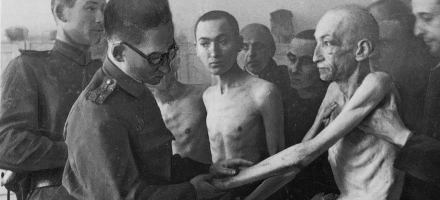 Allied forces liberate concentration and extermination camps, revealing ...