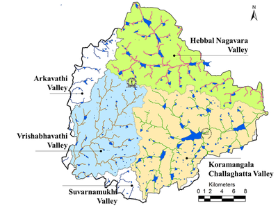 Lakes in Bangalore.