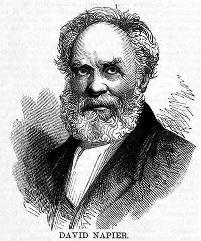 David Napier (1785–1873) fue un ingeniero escocés, notable por haber ...