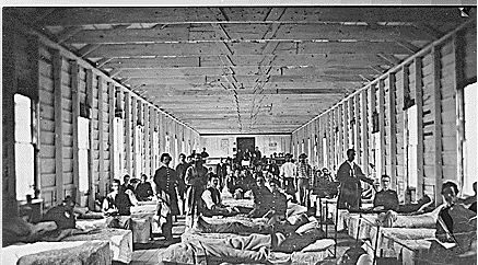 This was Sarah's hospital in 1860