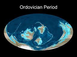 Ordovician period map