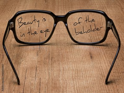 Proverb: "Beauty is in the eye of the beholder"