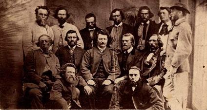 The official provisional government (Louis Riel in centre)