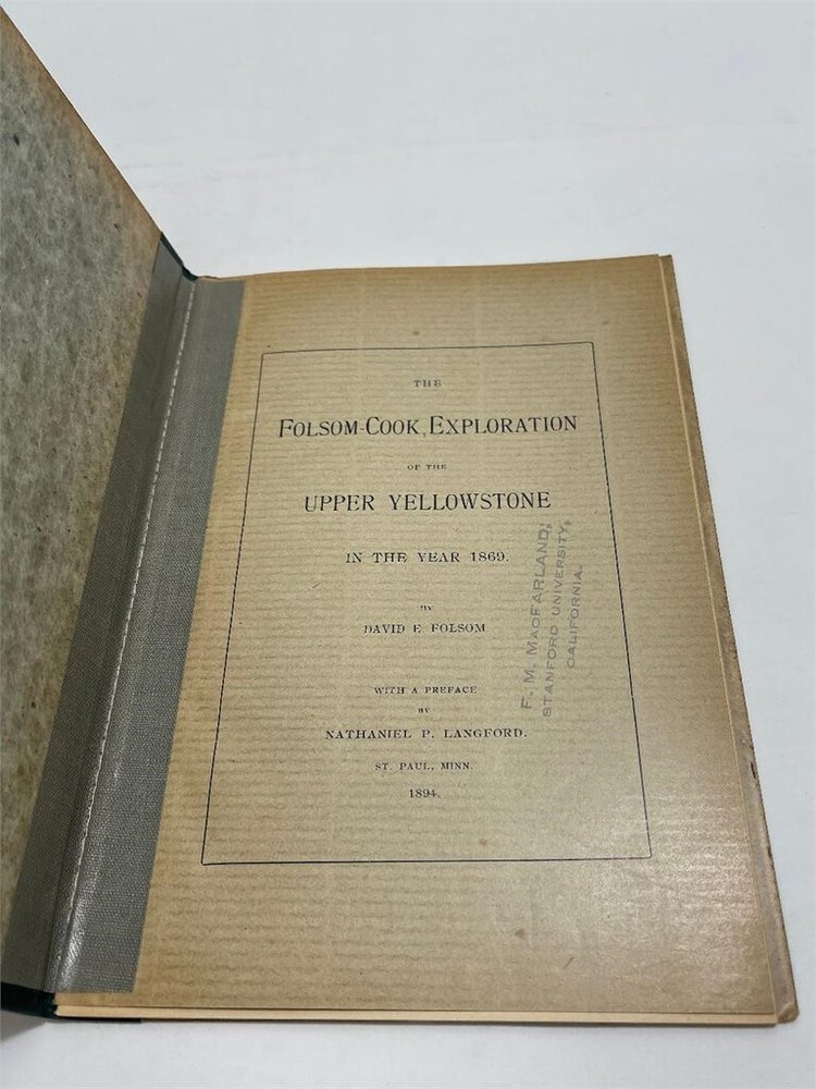 The Folsom-Cook Expedition of 1869
