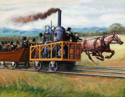 1830-It was the first successful steam locomotive designed in the ...