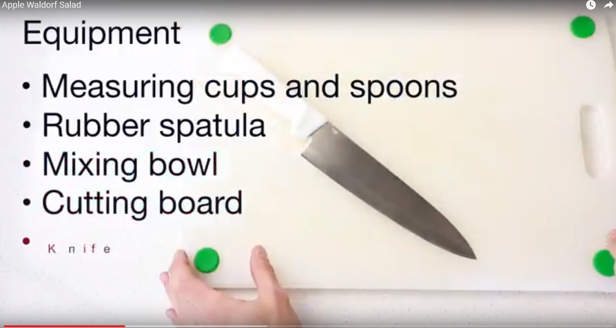 In this capture of my negative example video, the learner would have to ...