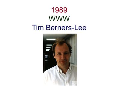 1989. godine nastao je World Wide Web čiji su tvorci Tim Berners-Lee i ...