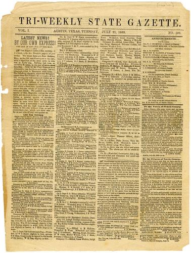 The image shown here is news paper that informs the public on current ...