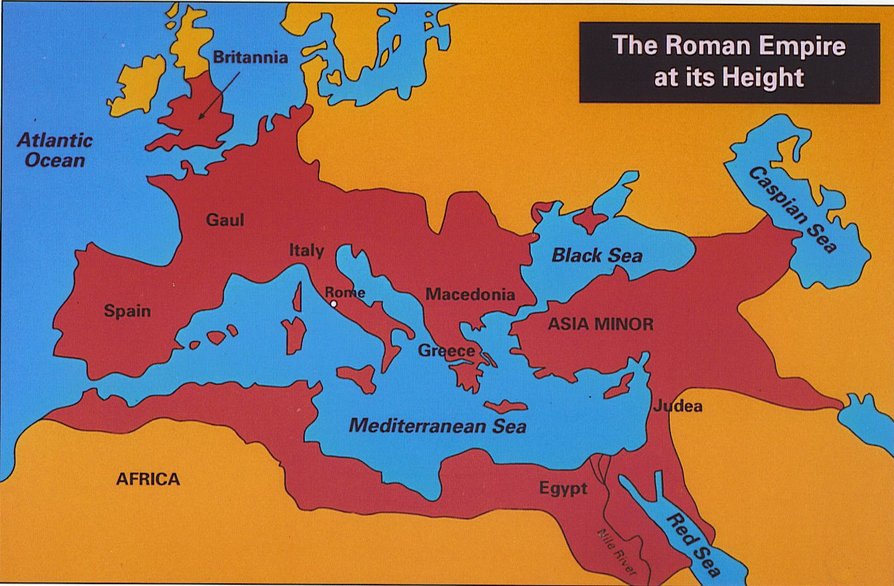 Map of the Roman Empire