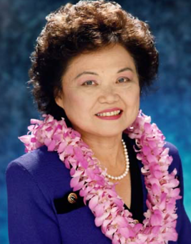Patsy Mink, representative of Hawaii in the House of Representatives ...