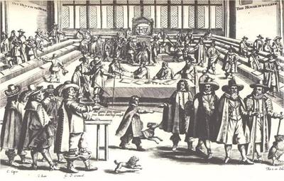 1642 : Charles I attacks the parliament with only 400 soldiers.