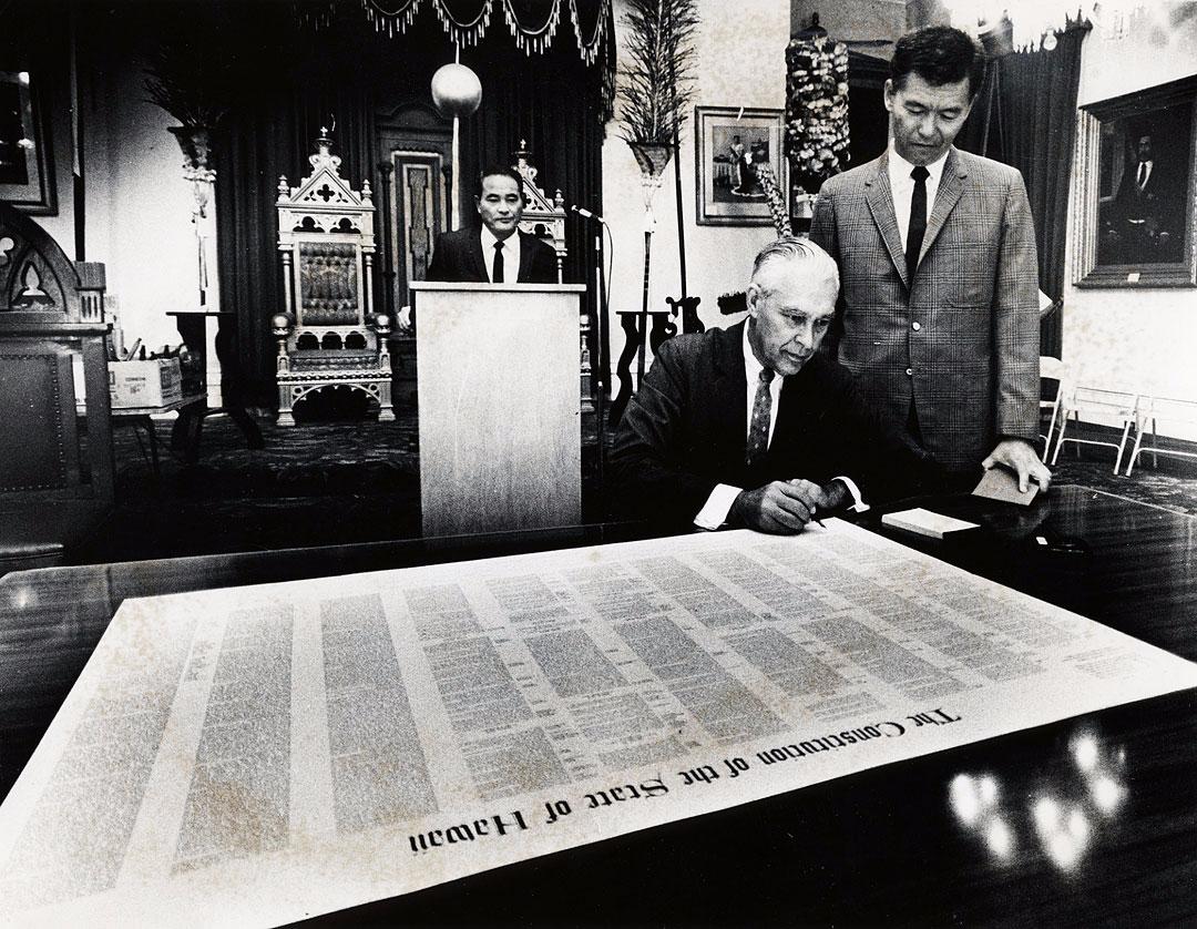 In 1978, the Hawaii State Constitutional Convention made Hawaiian the ...