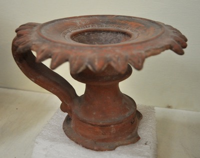 This is a peice of pottery made the Guptan artissans. They were very ...